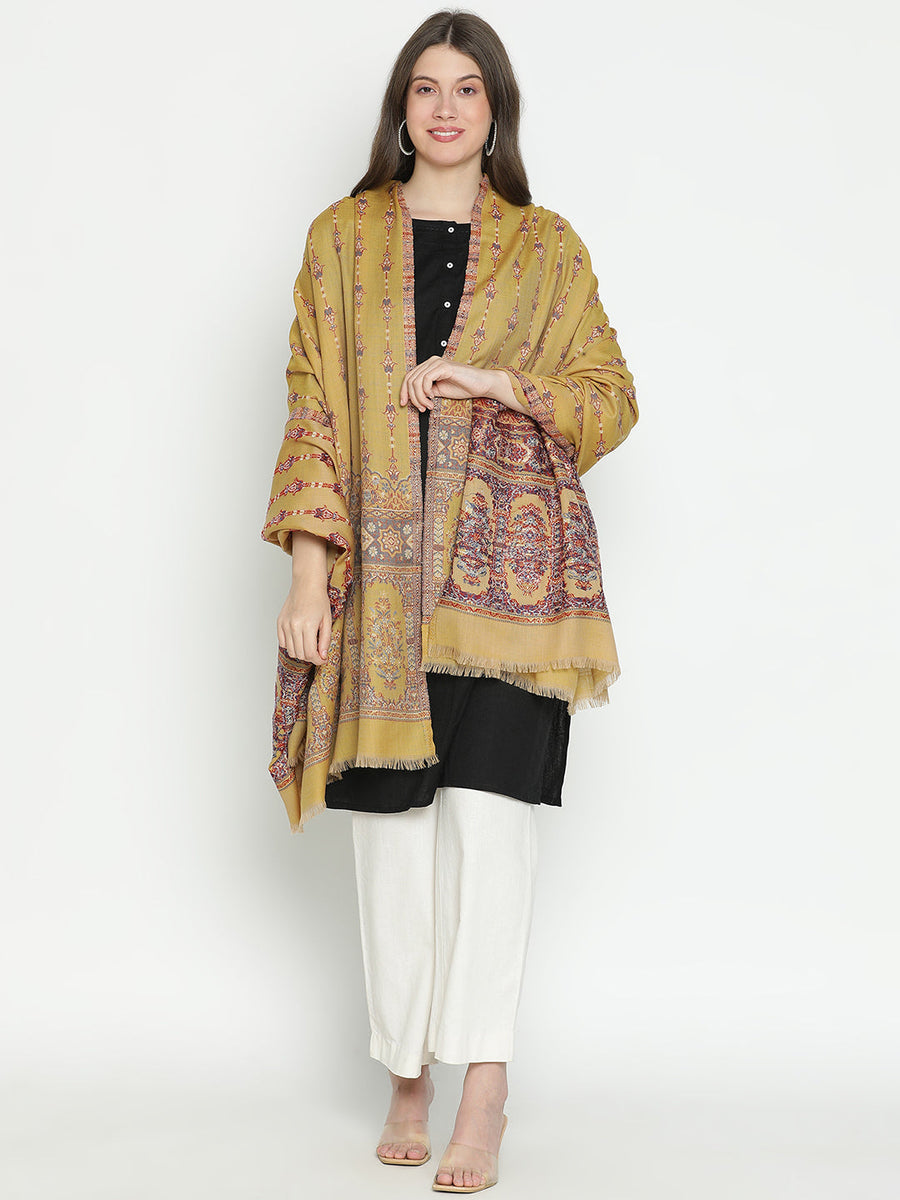 Buy Shingora's Majestic Weave Women Jacquard Shawl Online | Shingora