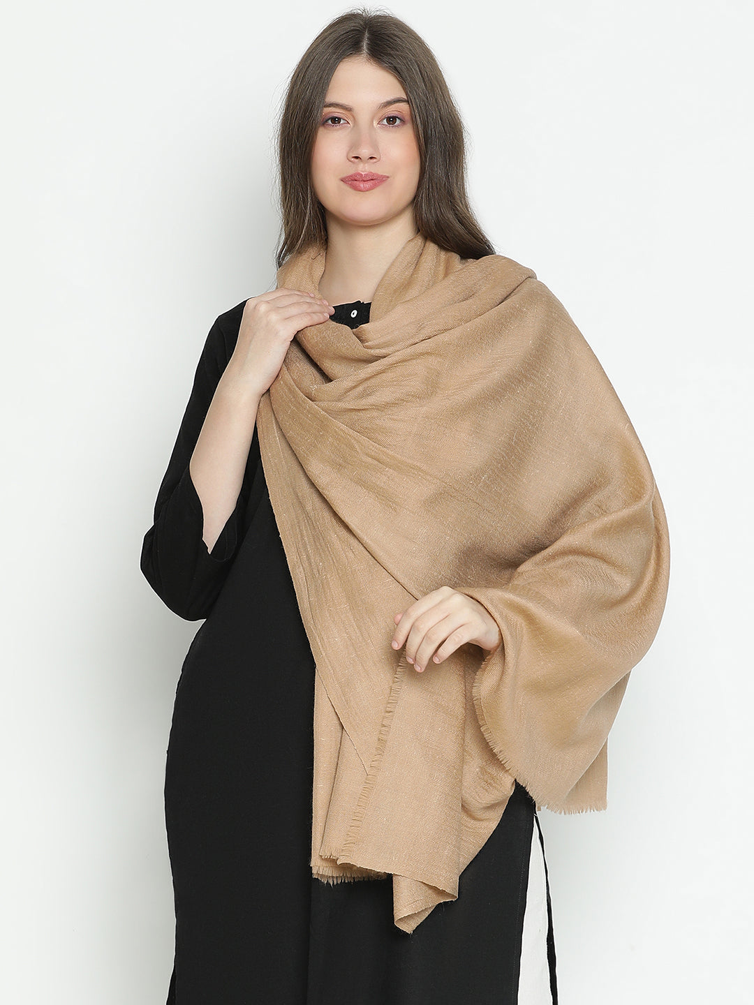 Buy Shingora's Opal Grace Women Plain Shawl Online | Shingora