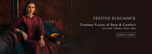 Shop Trendy Suit Co-Ords, Shawls, Dupattas, Mufflers and Stoles Online