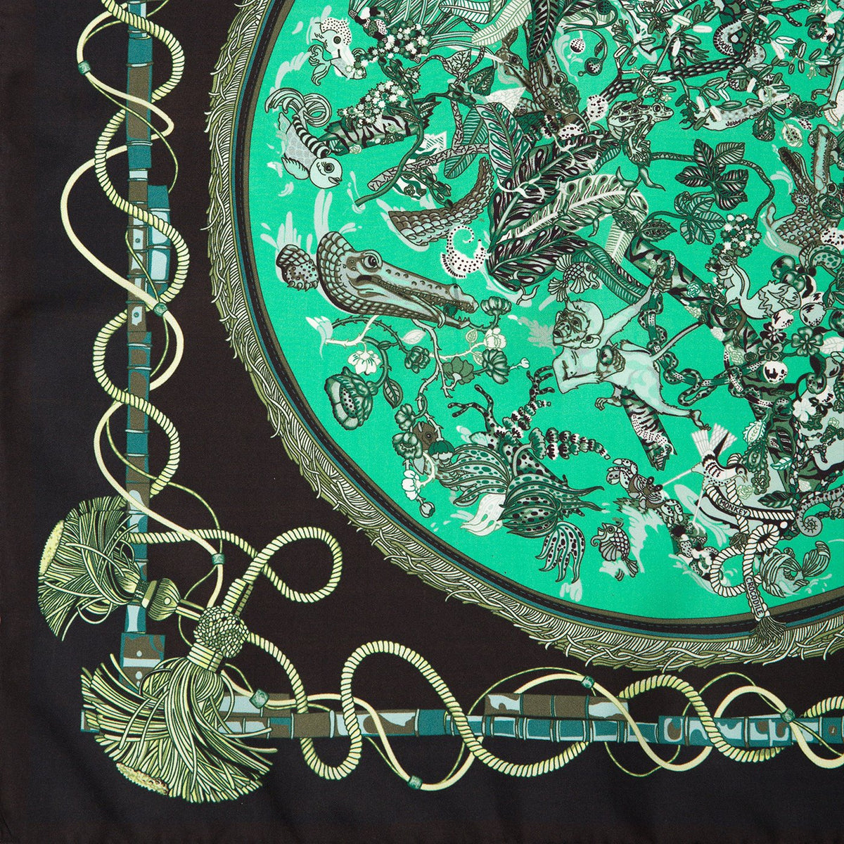 Buy Panchtantra Tales Beige Square Scarf Online | Shingora